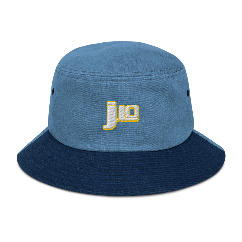 J.Lo Denim Patchwork Bucket Hat | Jennifer Lopez Official Store